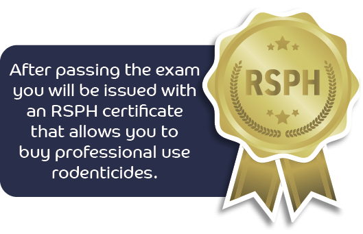 RSPH Level 2 Award in the Safe Use of Rodenticides